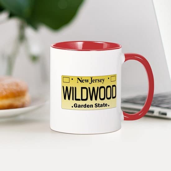 CafePress Wildwood NJ Tagwear Mug Ceramic Coffee Mug, Tea Cup 11 oz