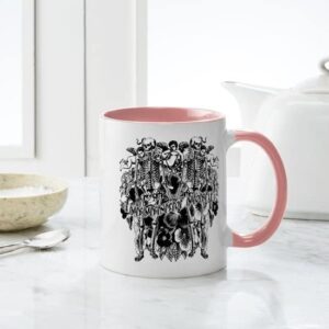 CafePress Memento Mori Collage Mug Ceramic Coffee Mug, Tea Cup 11 oz