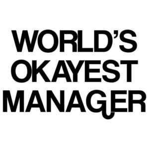 CafePress World's Okayest Manager Mug Ceramic Coffee Mug, Tea Cup 11 oz