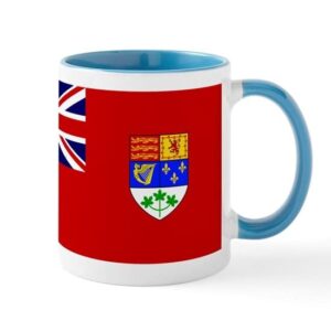 cafepress flag of canada 1921 1957 mug ceramic coffee mug, tea cup 11 oz