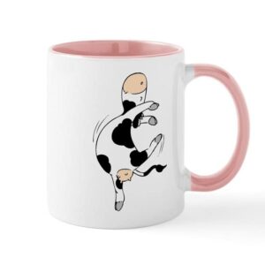 cafepress mooviestars ballet cow mug ceramic coffee mug, tea cup 11 oz