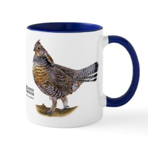 cafepress ruffed grouse mug ceramic coffee mug, tea cup 11 oz