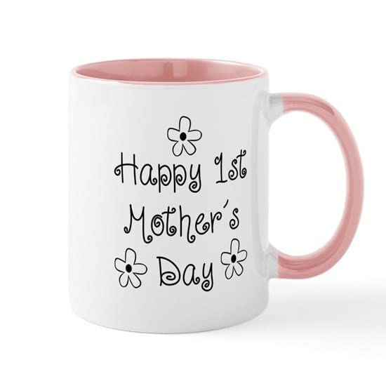 CafePress 1St Mother's Day Mug Ceramic Coffee Mug, Tea Cup 11 oz