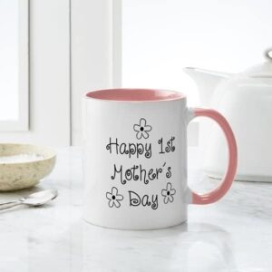 CafePress 1St Mother's Day Mug Ceramic Coffee Mug, Tea Cup 11 oz