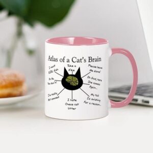 CafePress Atlas Of A Cats Brain Mugs Ceramic Coffee Mug, Tea Cup 11 oz