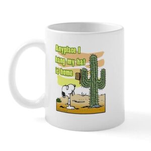 cafepress cactus home large mug ceramic coffee mug, tea cup 11 oz