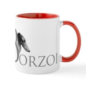 cafepress borzoi mug ceramic coffee mug, tea cup 11 oz