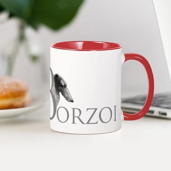 CafePress Borzoi Mug Ceramic Coffee Mug, Tea Cup 11 oz