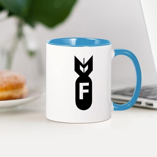 CafePress F Bomb, F Bomb Mug Ceramic Coffee Mug, Tea Cup 11 oz