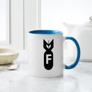 CafePress F Bomb, F Bomb Mug Ceramic Coffee Mug, Tea Cup 11 oz