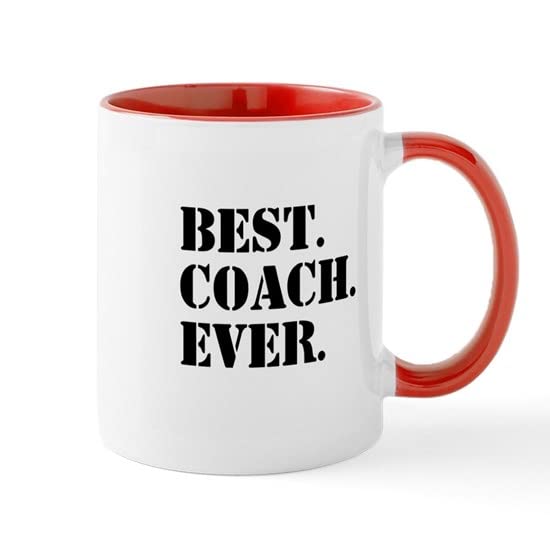 CafePress Best Coach Ever Mugs Ceramic Coffee Mug, Tea Cup 11 oz