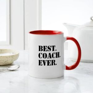 CafePress Best Coach Ever Mugs Ceramic Coffee Mug, Tea Cup 11 oz