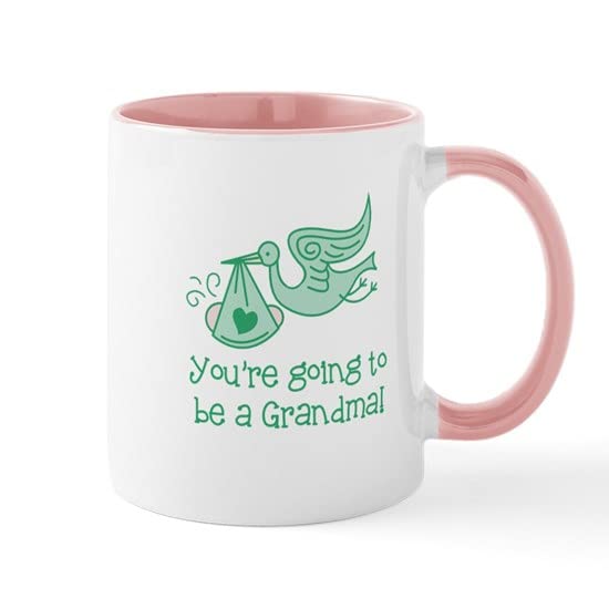 CafePress You're Going To Be A Grandma Mug Ceramic Coffee Mug, Tea Cup 11 oz