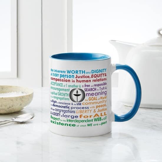 CafePress UU 7 Principles Mugs Ceramic Coffee Mug, Tea Cup 11 oz