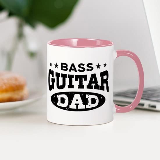 CafePress Bass Guitar Dad Mug Ceramic Coffee Mug, Tea Cup 11 oz