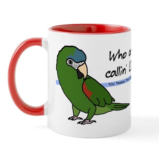 CafePress Little_Hahnsmacaw_Bev Mug Ceramic Coffee Mug, Tea Cup 11 oz