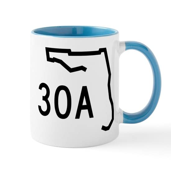 CafePress 30A Florida Coast Mug Ceramic Coffee Mug, Tea Cup 11 oz