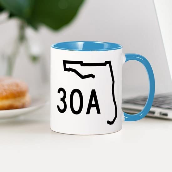 CafePress 30A Florida Coast Mug Ceramic Coffee Mug, Tea Cup 11 oz