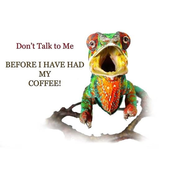 CafePress Angry Chameleon Coffee Mugs Ceramic Coffee Mug, Tea Cup 11 oz