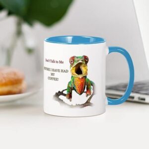 CafePress Angry Chameleon Coffee Mugs Ceramic Coffee Mug, Tea Cup 11 oz