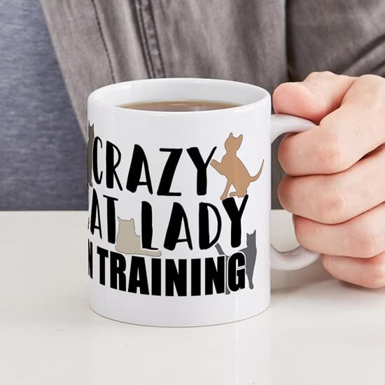 CafePress Crazy Cat Lady Ceramic Coffee Mug, Tea Cup 11 oz