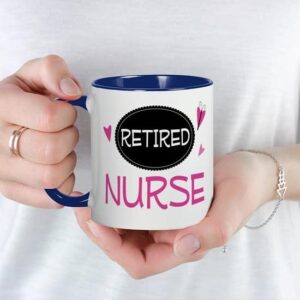 CafePress Retired Nurse Mug Ceramic Coffee Mug, Tea Cup 11 oz