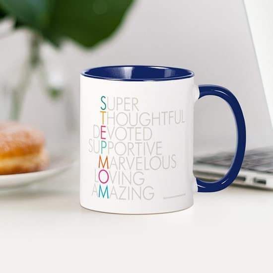 CafePress Super Stepmom Mugs Ceramic Coffee Mug, Tea Cup 11 oz