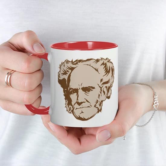 CafePress Strk3 Schopenhauer Mug Ceramic Coffee Mug, Tea Cup 11 oz