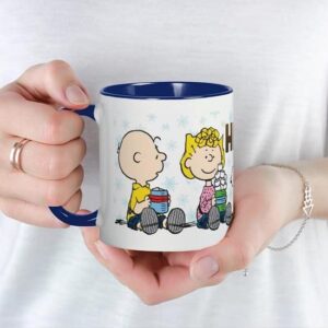 CafePress Peanuts Hot Chocolate Mugs Ceramic Coffee Mug, Tea Cup 11 oz