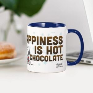 CafePress Peanuts Hot Chocolate Mugs Ceramic Coffee Mug, Tea Cup 11 oz