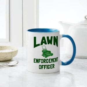 CafePress Lawn Enforcement Officer Mug Ceramic Coffee Mug, Tea Cup 11 oz