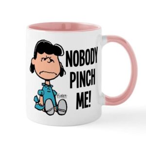 cafepress peanuts: lucy st.patrick’s day ceramic coffee mug, tea cup 11 oz