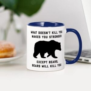 CafePress Bears Will Kill You 15 Oz Ceramic Large Mug Ceramic Coffee Mug, Tea Cup 11 oz