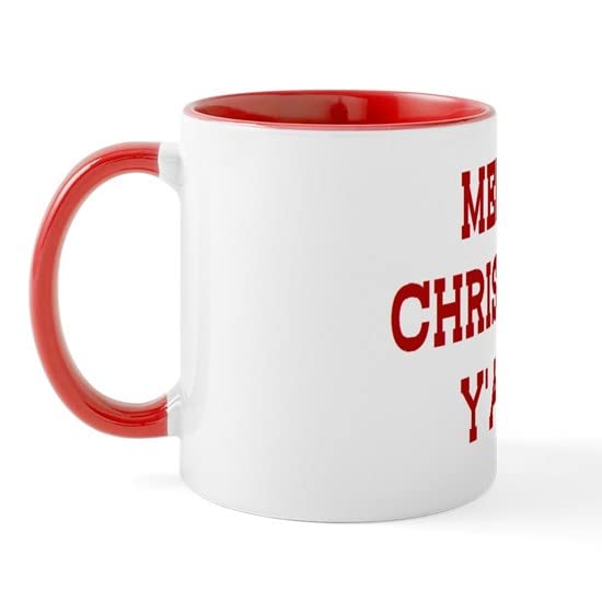 CafePress Santa Boot: Merry Christmas, Y'all! Mug Ceramic Coffee Mug, Tea Cup 11 oz