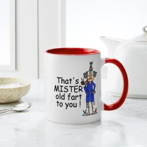 CafePress Mr. Old Fart Mug Ceramic Coffee Mug, Tea Cup 11 oz