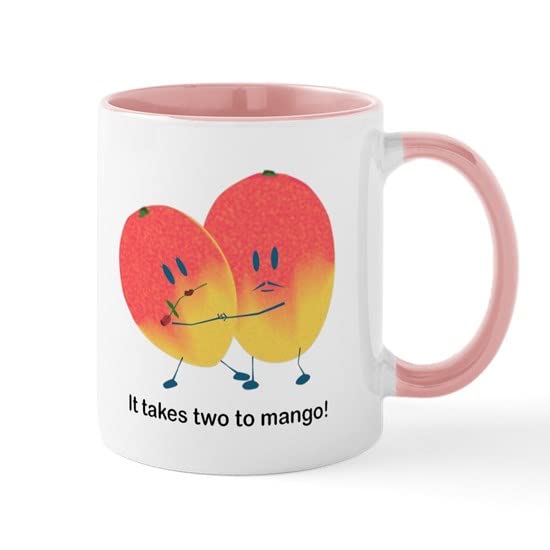 CafePress Two To Mango Coffee Mug Ceramic Coffee Mug, Tea Cup 11 oz