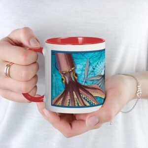 CafePress Giant Squid Mug Ceramic Coffee Mug, Tea Cup 11 oz