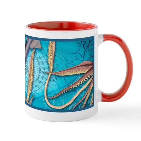 CafePress Giant Squid Mug Ceramic Coffee Mug, Tea Cup 11 oz