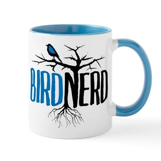 CafePress Bird Nerd Mug Ceramic Coffee Mug, Tea Cup 11 oz