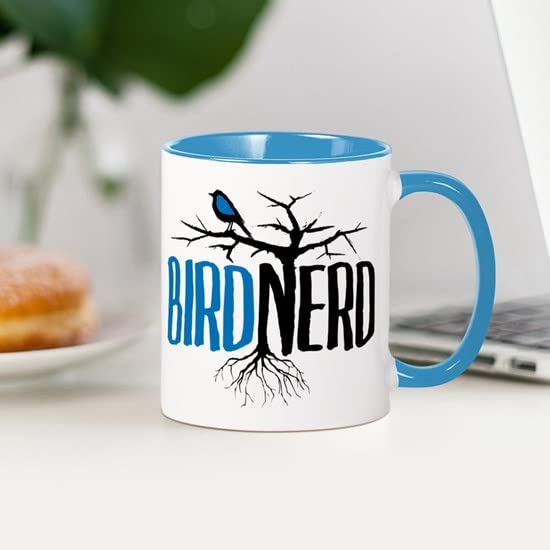 CafePress Bird Nerd Mug Ceramic Coffee Mug, Tea Cup 11 oz