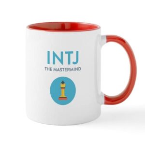 cafepress intj mug ceramic coffee mug, tea cup 11 oz