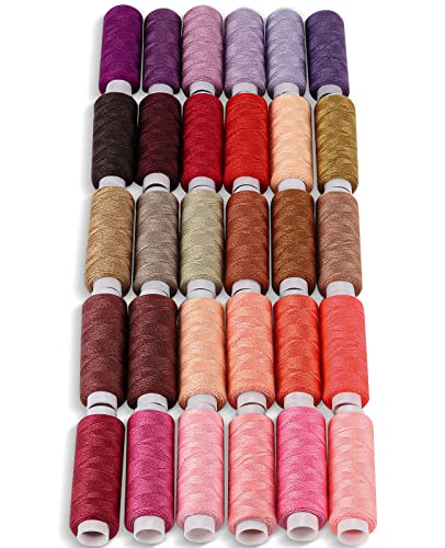 CiaraQ Sewing Threads Kits, 60 Colors Polyester 250 Yards Per Spools for Hand Sewing & Embroidery …