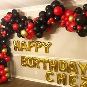 KADBANER Red balloons,12-inch latex balloons 50 pcs, wedding, birthday party, baby shower, Christmas party decorations