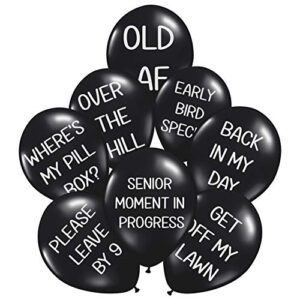 funny abusive balloons | fun decoration for adult birthday party | 8 pack with different phrases (8 pack)