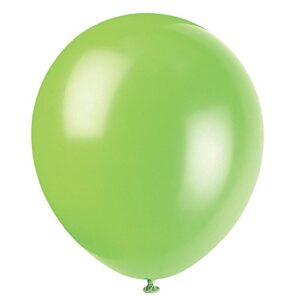 unique industries party latex balloons-9″ | lime green | 20 pcs, 20ct