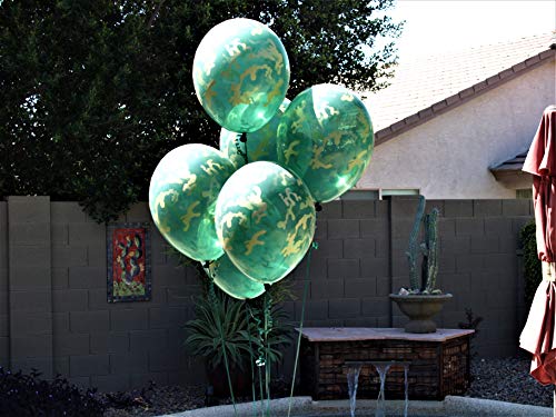 Camouflage Balloons. 24 per Pack. High Grade Latex 12 Inch Size. Perfect for Outdoors Themed, Hunting, or Military Celebration or Party.