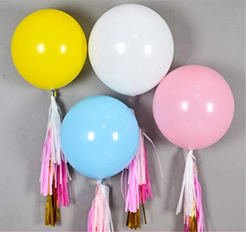 30pcs 18 Inch Big Balloons Assorted Large Latex Balloons Giant Heavy Duty Balloons for Birthday Wedding Baby Shower Decorations