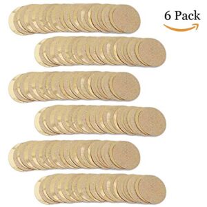 6 Pcs Glitter Champagne Gold Paper Circle Dots Garland (52 Feet) Party Hanging Bunting Birthday Party Decorations Engagement Party Bridal Shower Wedding Baby Shower Christmas Supplies Photo Backdrop