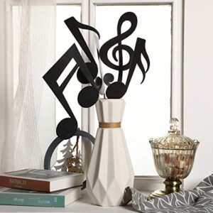 40 Pieces Music Notes Cutouts Music Party Decorations Musical Notes Silhouette for Music Concert 50's Theme Party Birthday Party Baby Shower School Bulletin Board Craft Home Wall Decor