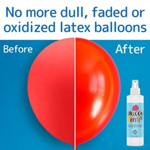 [2 Pack - 16 oz total] Balloon High Shine Spray for Latex Balloons - Balloon Spray Shine for an Elegant Hi Gloss Finish in Minutes - Specially Formulated Balloon Glow Spray Made in USA